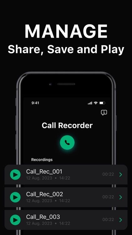 Phone Call Recorder Record App by Ivanna Melnyk