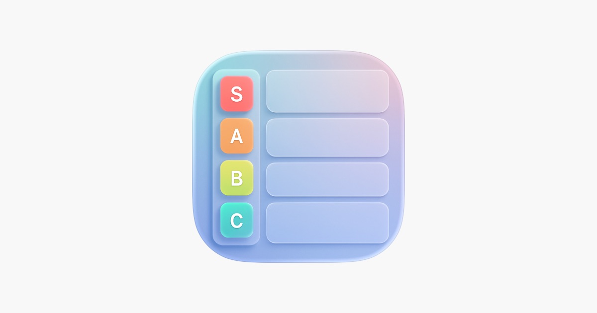 ‎App Tier List Maker and Ranking - App Store
