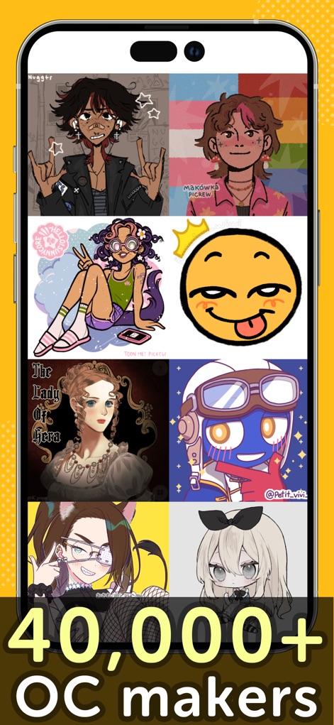 Picrew OC Maker & PFP - Games App | MWM