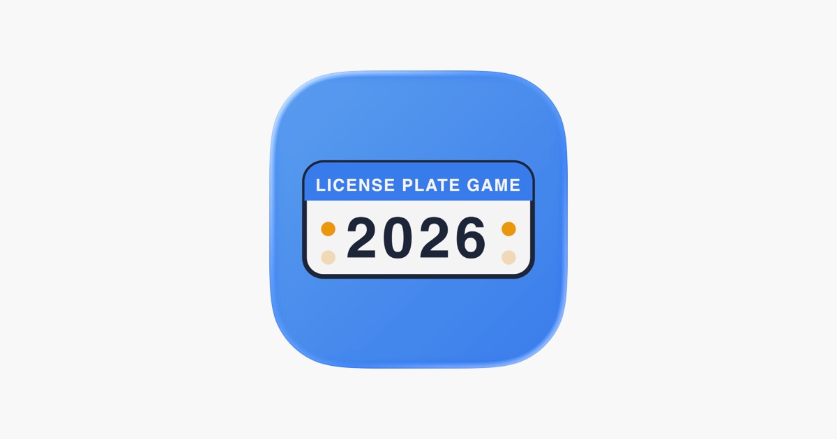 ‎License Plate Game: 2026 App - App Store