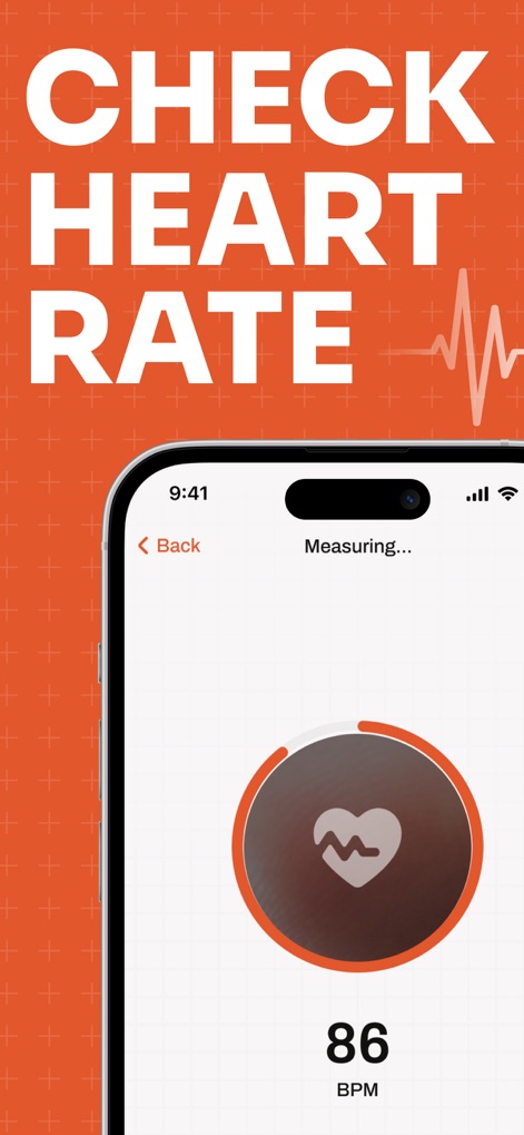 Heart Rate Monitor & BP Check - App di Salute e benessere | MWM