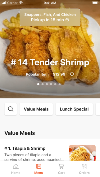 Snappers Fish And Chicken for iPhone - Free App Download