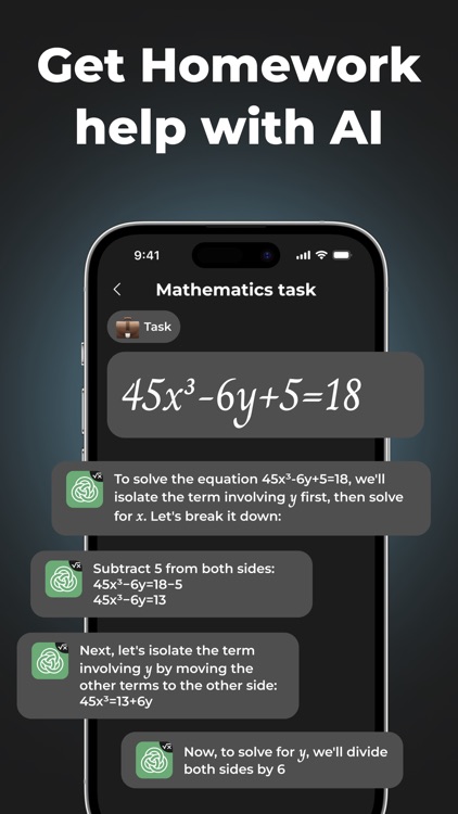 AI Homework Help: Math Solver by Joseph Rodrick