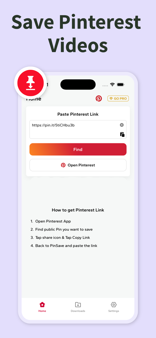 PinSaver -下载Pin视频 - 轻松保存和整理您喜爱的 Pinterest 内容！