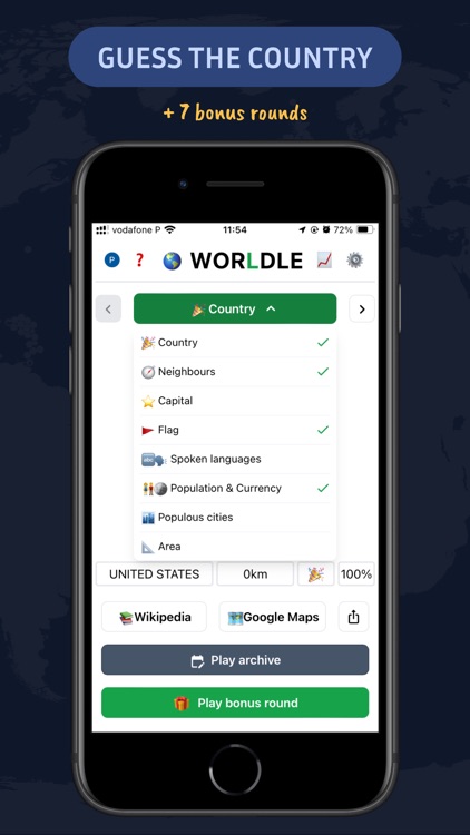 Worldle - Guess The Country! by Teuteuf Games