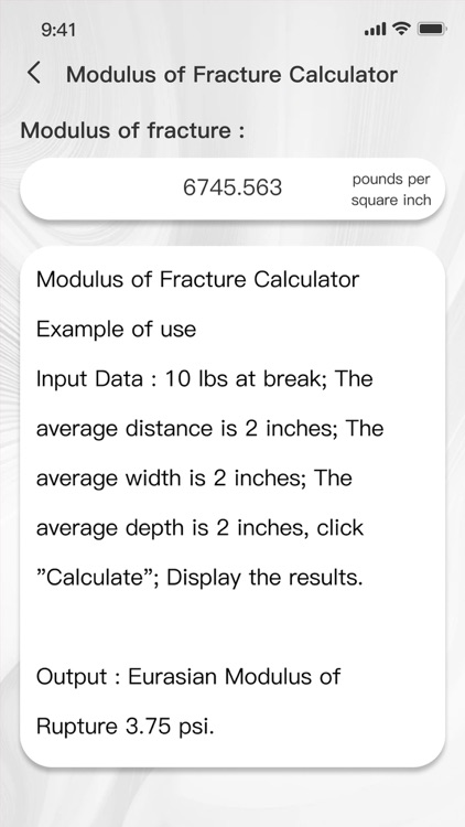 Modulus of Rupture Calculator by Lien Lam Thuy