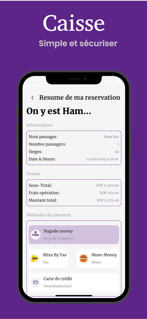 Nagode Bus - Travel App | MWM