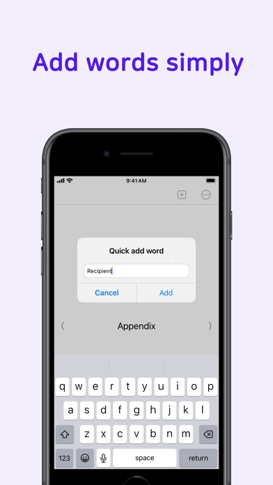 Memorizer - Word checker for iPhone - Free App Download