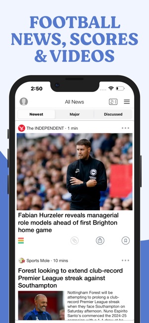 Football News Scores Videos on the App Store