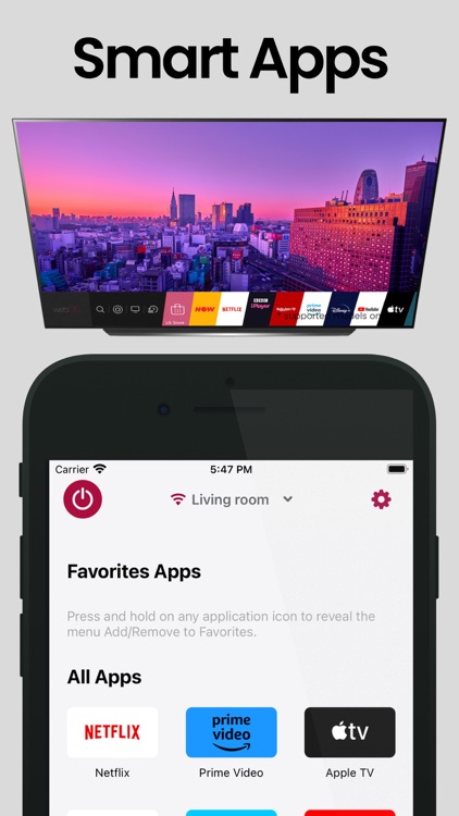 Remote Control Smart LG TV by Quanticapps Ltd