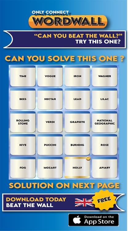 WORD CONNECTIONS GAME WORDWALL by david filbee