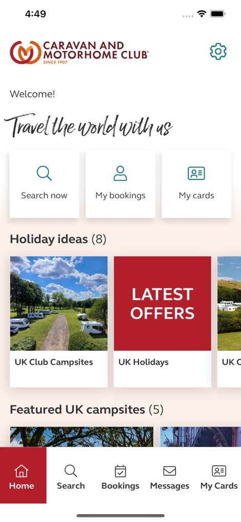 Caravan and Motorhome Club - Travel App | MWM