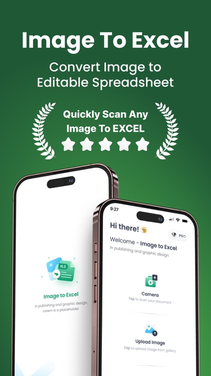 Image to Excel Converter－XLSX by Asad Ahsan
