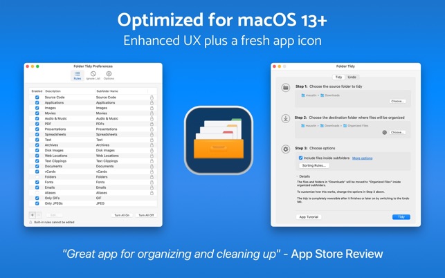 【Mac OS APP】Folder Tidy 輕鬆整理桌面資料的小幫手，讓電腦也能乾淨整齊 – Dr.愛瘋 APP Navi