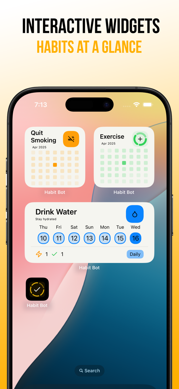 Habit Tracker - HabitBot - The Modern Habit Tracker, Habi