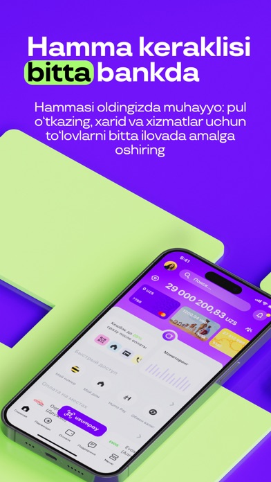 Uzum Bank online for iPhone - Free App Download