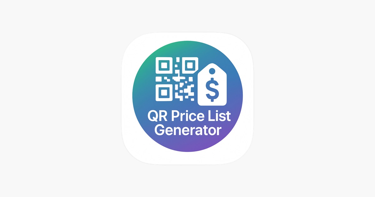 ‎QR Price List Generator App - App Store