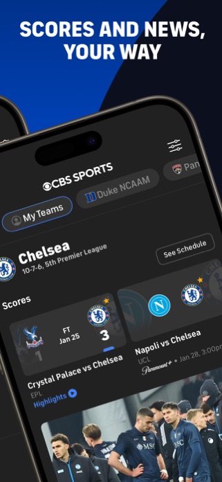 CBS Sports: Live Scores & News for iPhone - Free App Download
