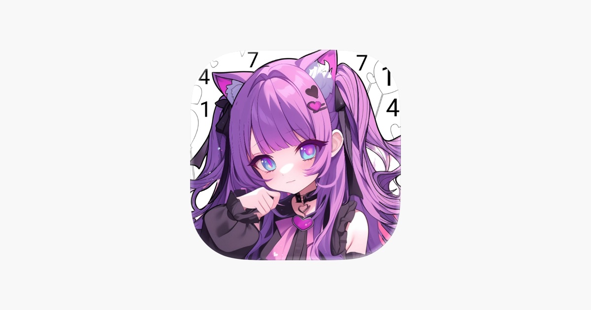 ‎Anime Color by Number Game App - App Store