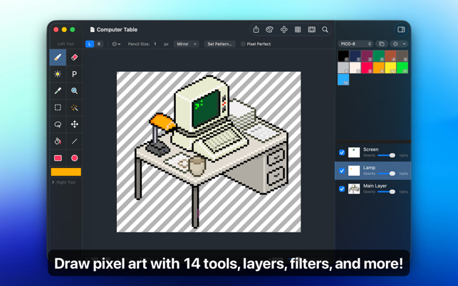 【Mac OS APP】Pixen 像素藝術編輯器 – Dr.愛瘋 APP Navi