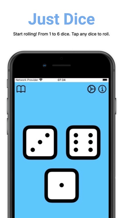 Dice app - Just roll by MATEUSZ MIKULSKI