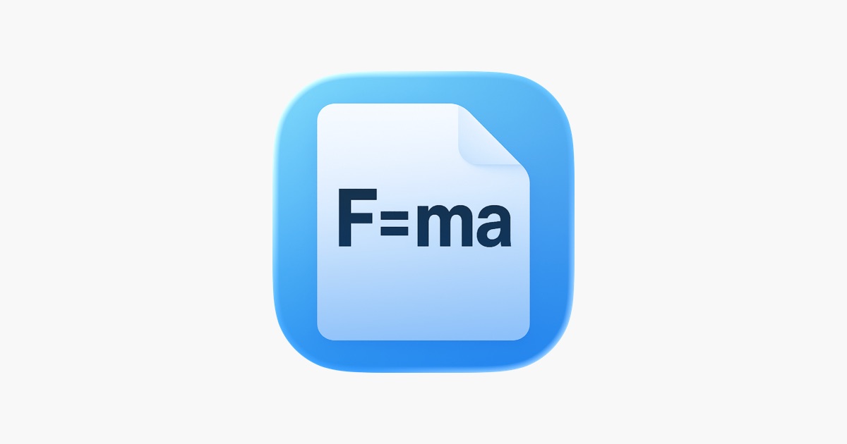 ‎Equation Sheets App - App Store
