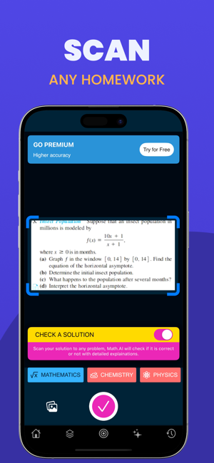 【iOS APP】Math.AI 數學掃描求解器 – Dr.愛瘋 APP Navi