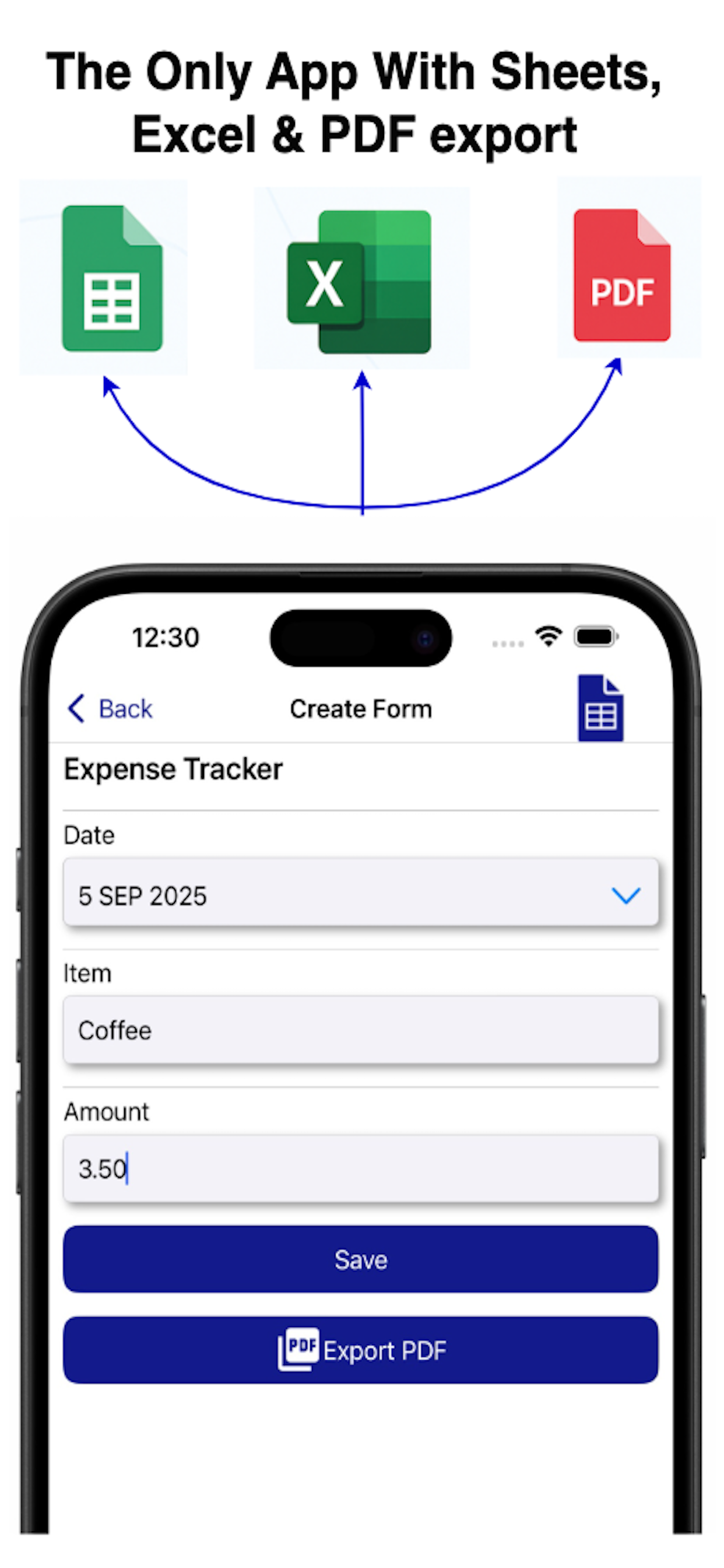 Google Sheets,MS Excel AI Form - Reviews, Revenue and Downloads - Apple ...
