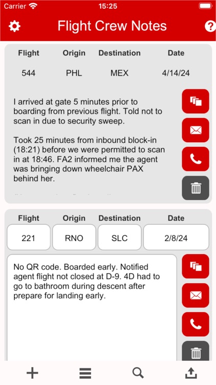 Flight Crew Notes by Matt Lindasson