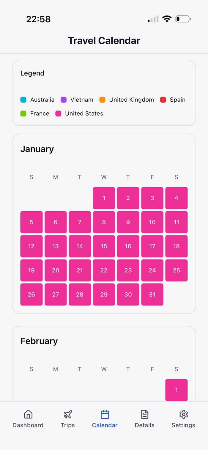 International Travel Tracker - International Travel Tracker是一