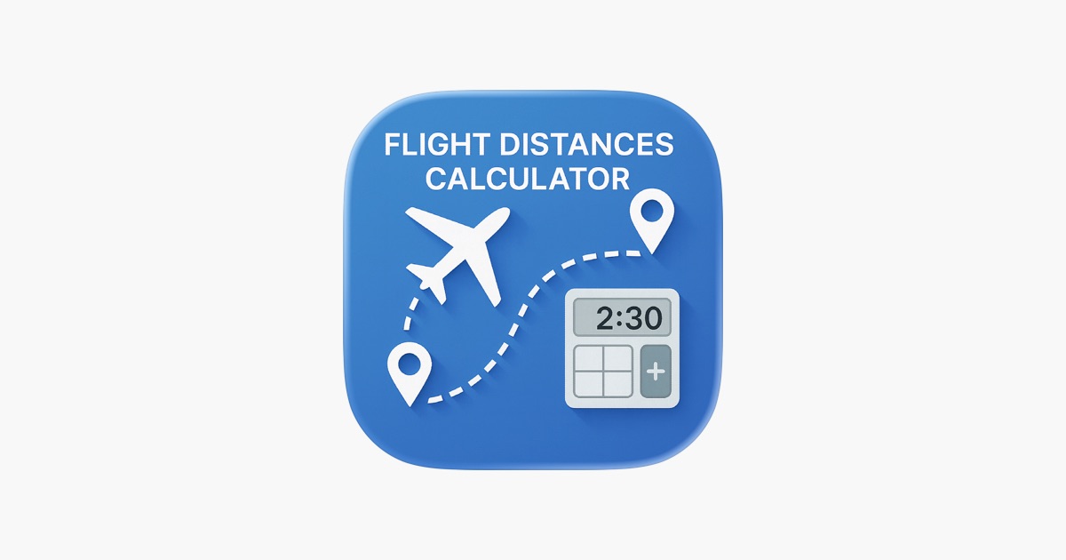 ‎Flight Distances Calculator App - App Store