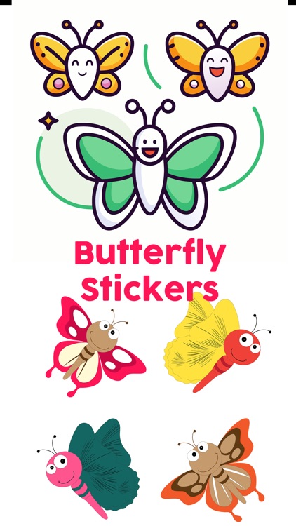 Butterfly Stickers Set by Sumit