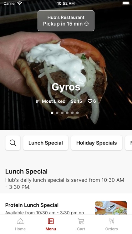 Hub's Restaurant To Go by HUB'S GYROS, INC.