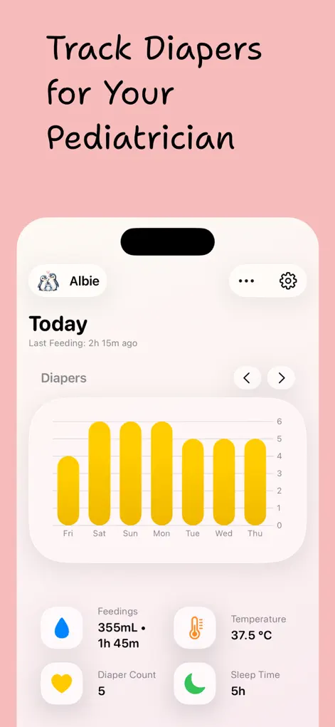 Baby Tracker: Albie - Medical App | MWM