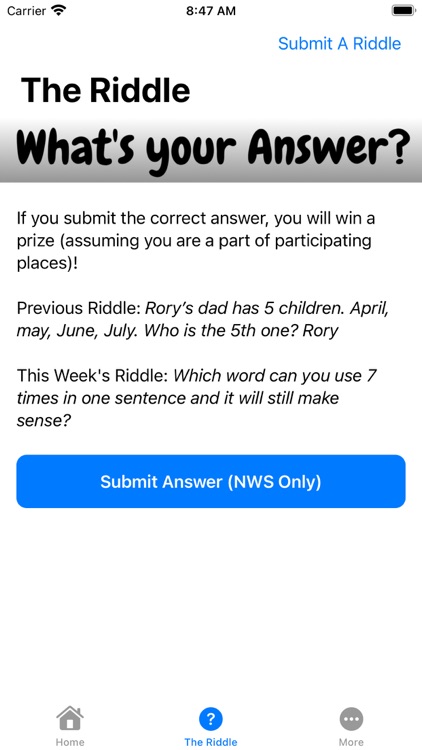 Riddle Wednesday by MCRICH LLC
