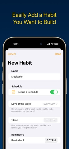 「Habit Tracker Log With Widgets」 - iPhoneアプリ | APPLION