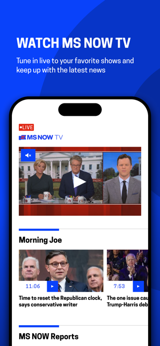 MS NOW: Watch Live News for iPhone - Free App Download