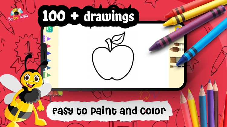 Kids Drawing & Coloring Games: by BAYBEEBRAIN