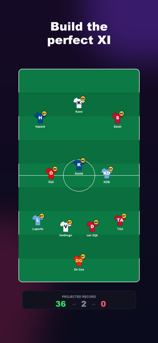 38-0-0: Football Squad Draft for iPhone - Free App Download