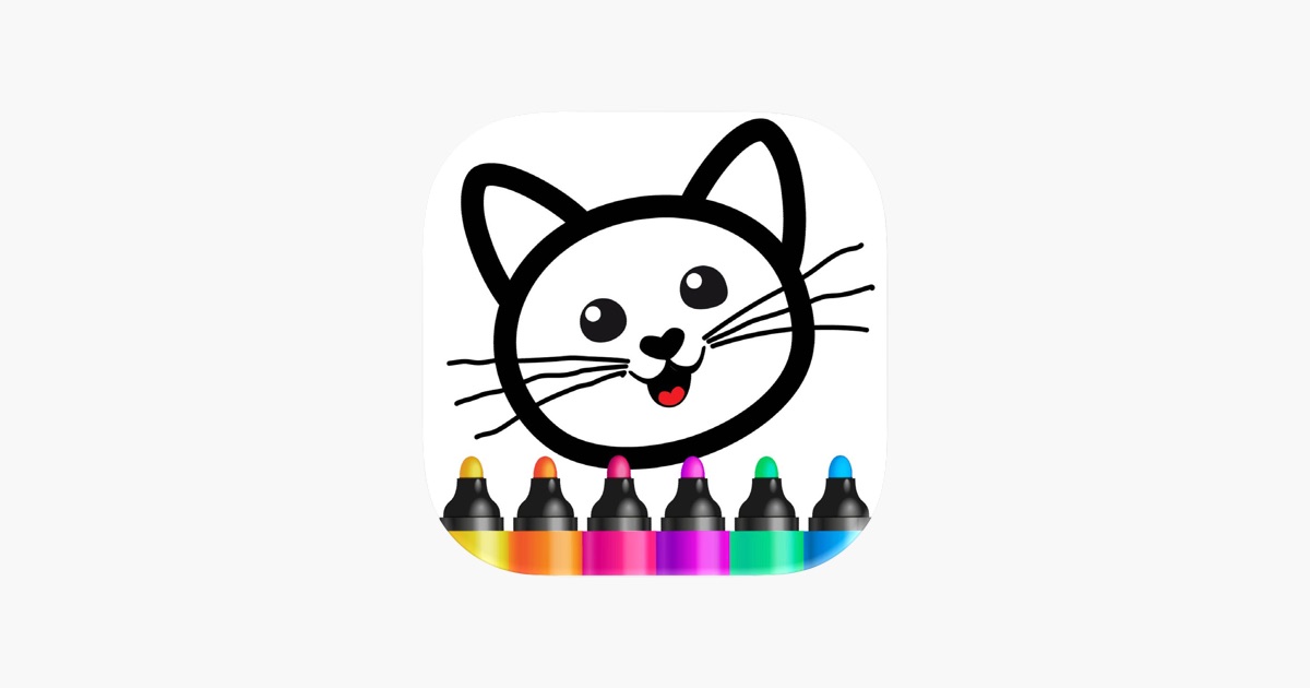 ‎Drawing Colouring Kids Games 2 App - App Store