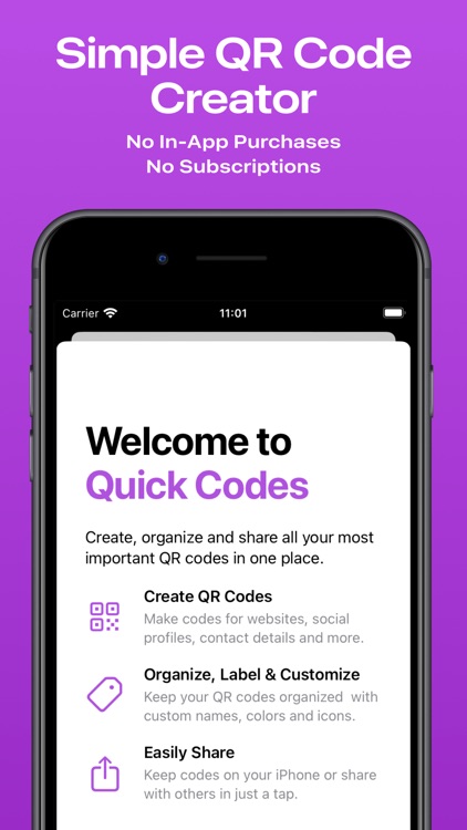 Quick Codes – QR Code Creator by Nuno Coelho Santos