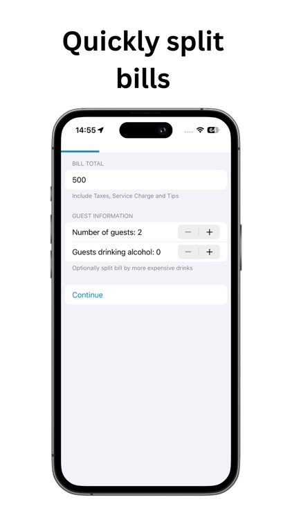 Bill Splitting - DivvyUp by Sports Stats Limited