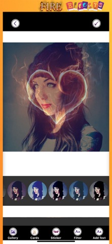 「Fire Effect - Burn FX FlameArt」 - iPhoneアプリ | APPLION