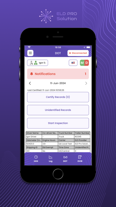 ELD Pro Solution for iPhone - Free App Download