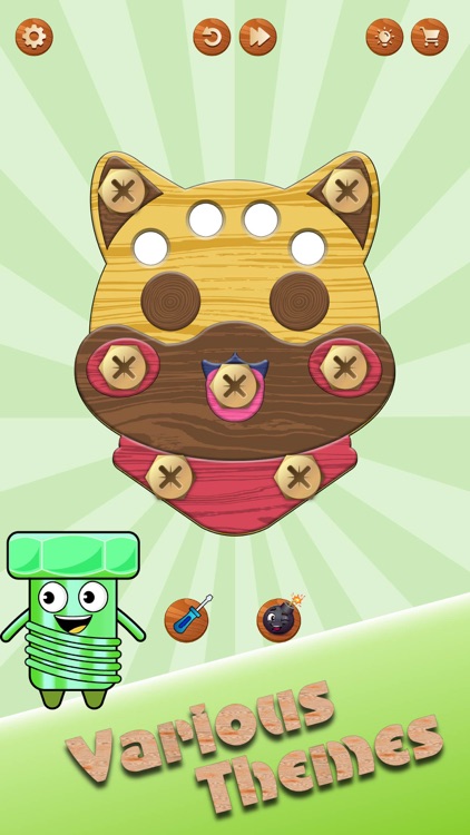 Wood Screw Pin Puzzle Game by Ali Hanan