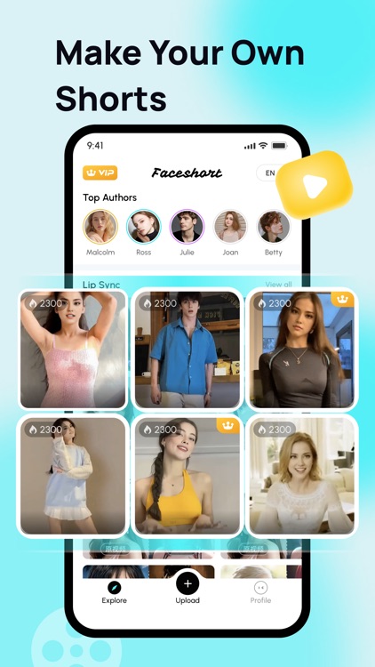 Faceshort: AI Face Lines Swap by Xinfinity LLC