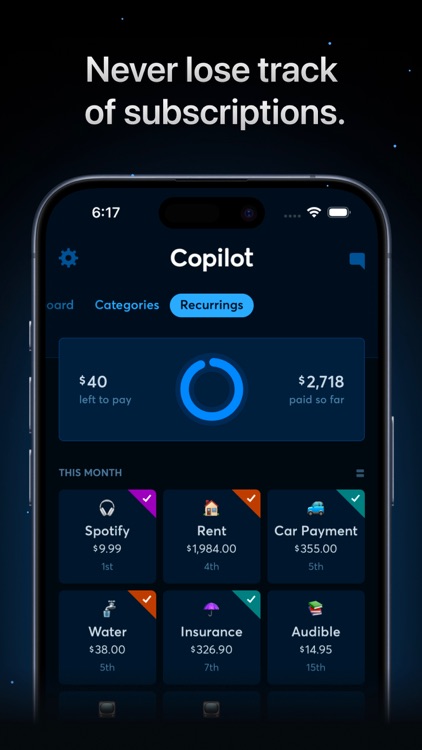 Copilot: Track & Budget Money by Copilot Money, Inc.