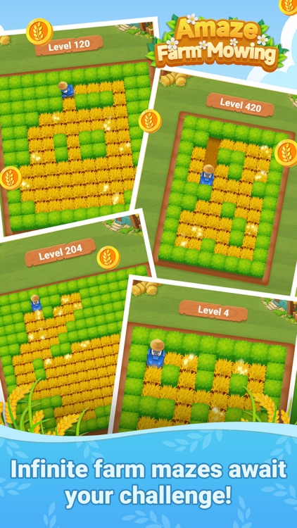 Amaze Farm Mowing - Maze Games by Pennysix
