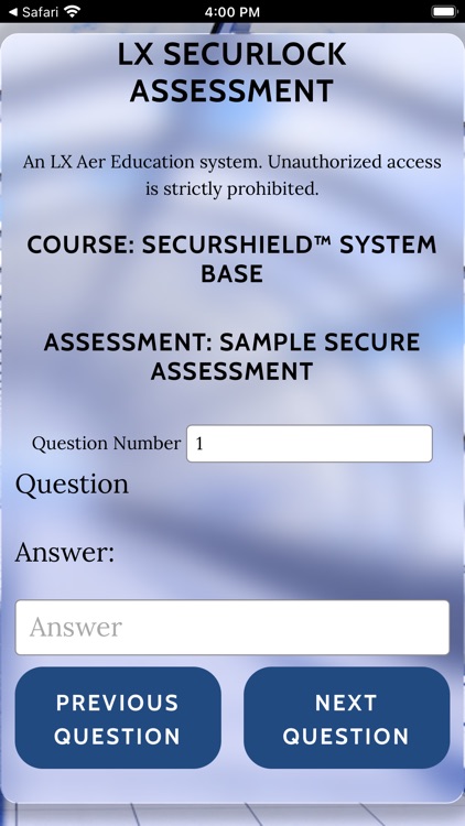 LX SecurLock by LX Aer Corporation