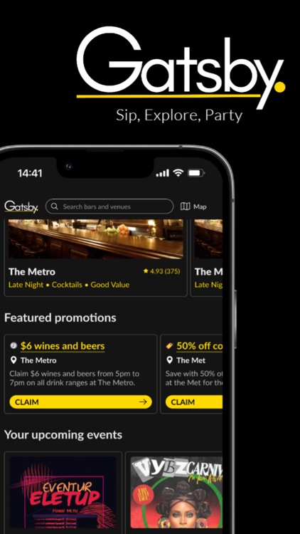 Gatsby - Nightlife Companion by Gatsby App